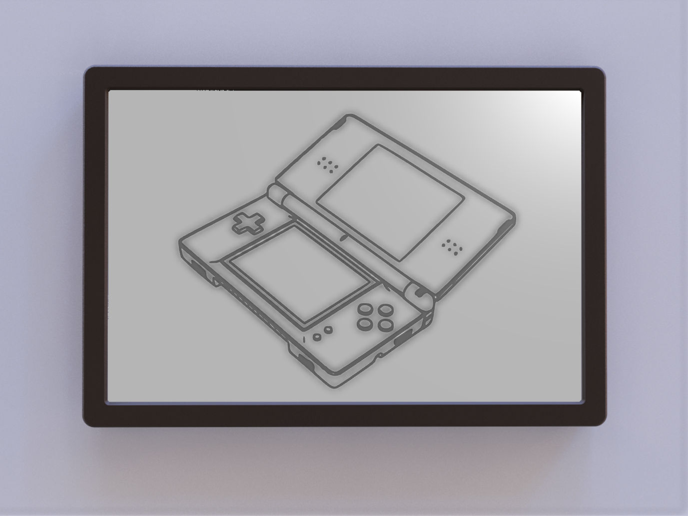 Nintendo DS Lite Patent Art By Ken Mills Download Free STL Model nintendo-ds-lite-patent-art-by-ken-mills-download-free-stl-model