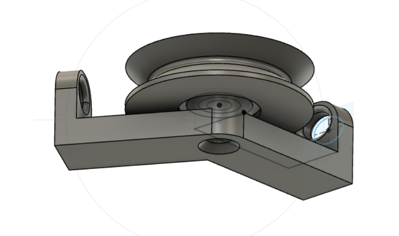 608z bearing filament guide for enclosure 120 deg by Kaloyan Dobrev ...