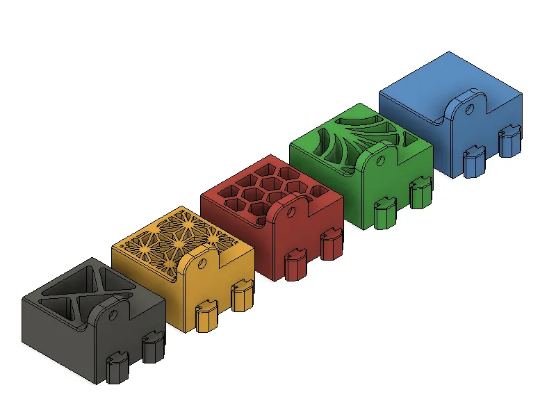 Ender 3 / 3Pro / 3 v2 Feet Riser with 5 designs to choose from by ...