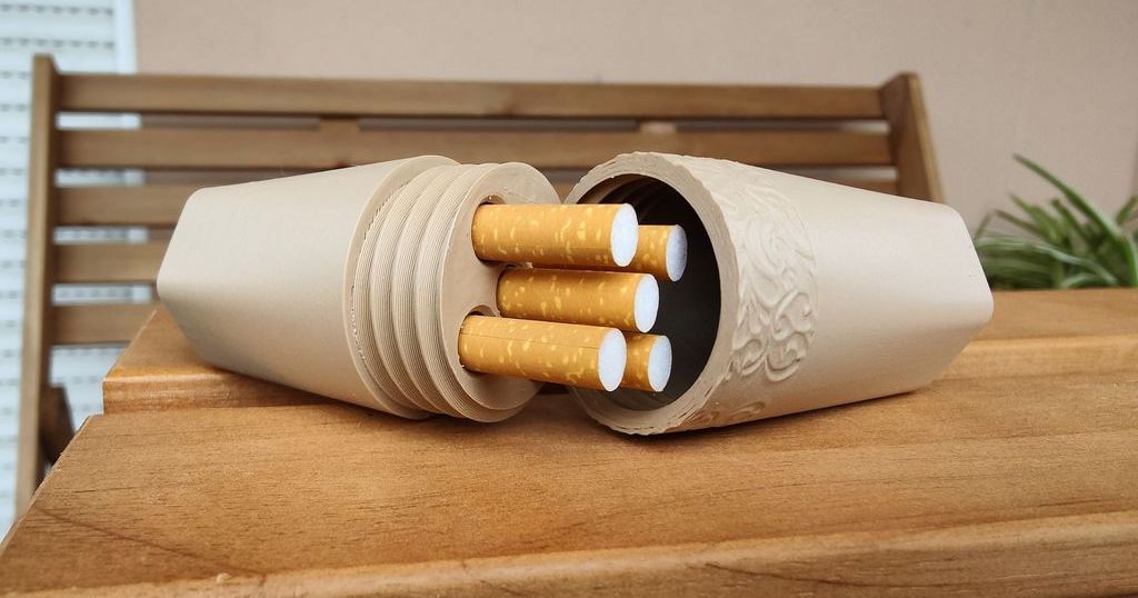5x Cigarette Container by Pi3r0 | Download free STL model | Printables.com