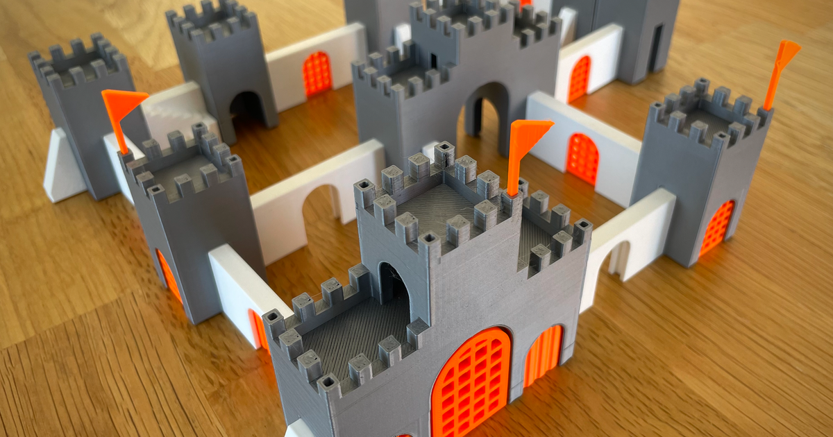 Modular Castle by moebio | Download free STL model | Printables.com