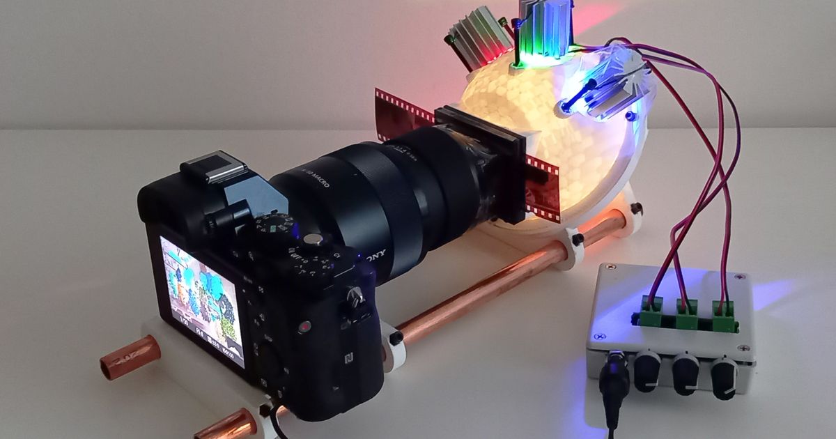 Integrating sphere for negative film scanning by nemo | Download free ...