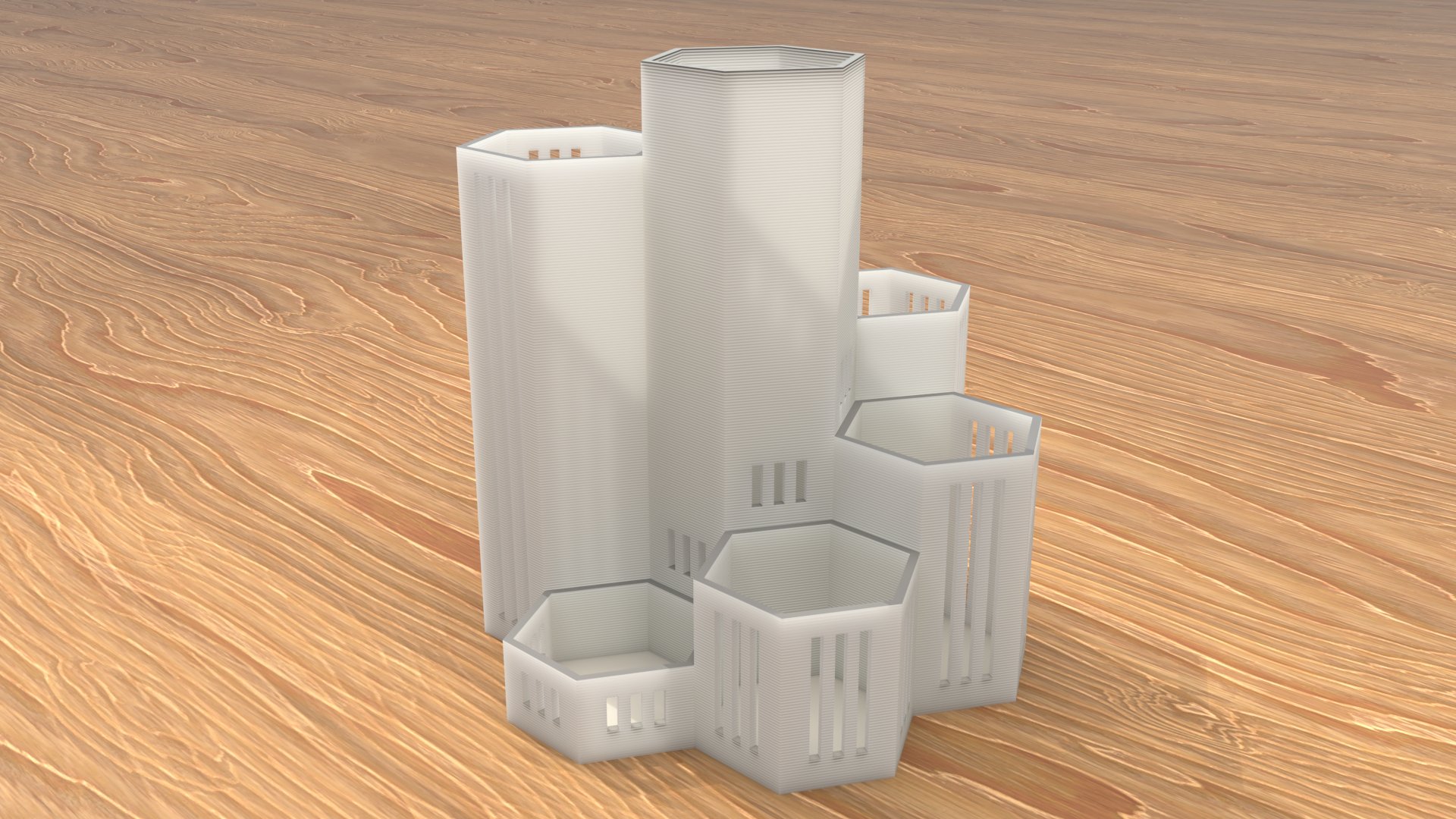 Pen Holder Remix 1 by BMDS | Download free STL model | Printables.com