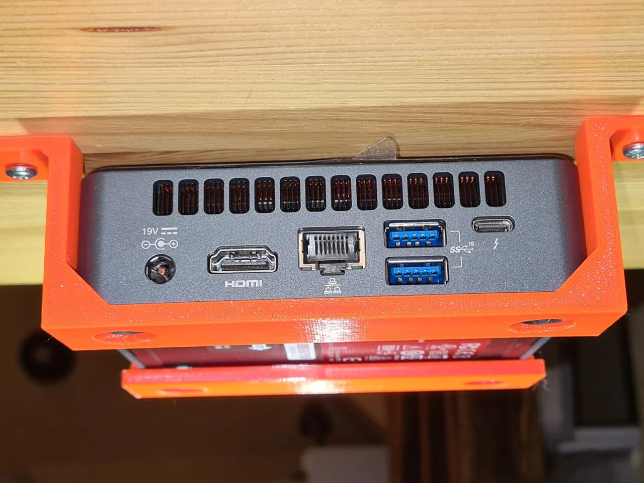 Intel NUC under Desk Mount by Michi | Download free STL model ...