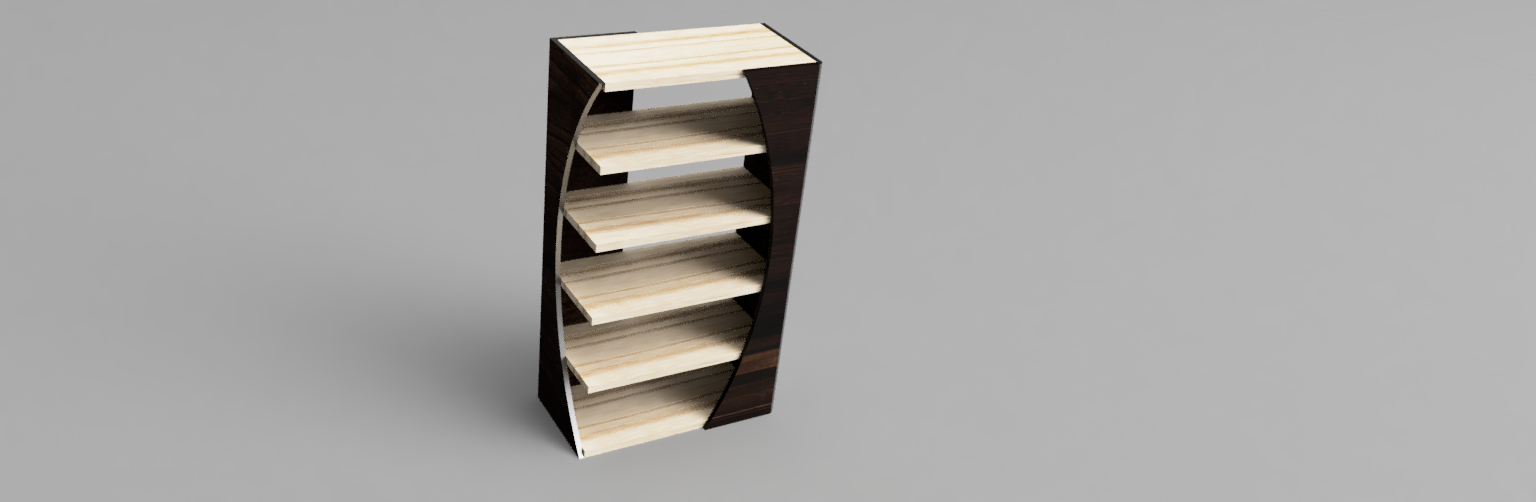 Modern Book Case by Shack3D_Print | Download free STL model ...