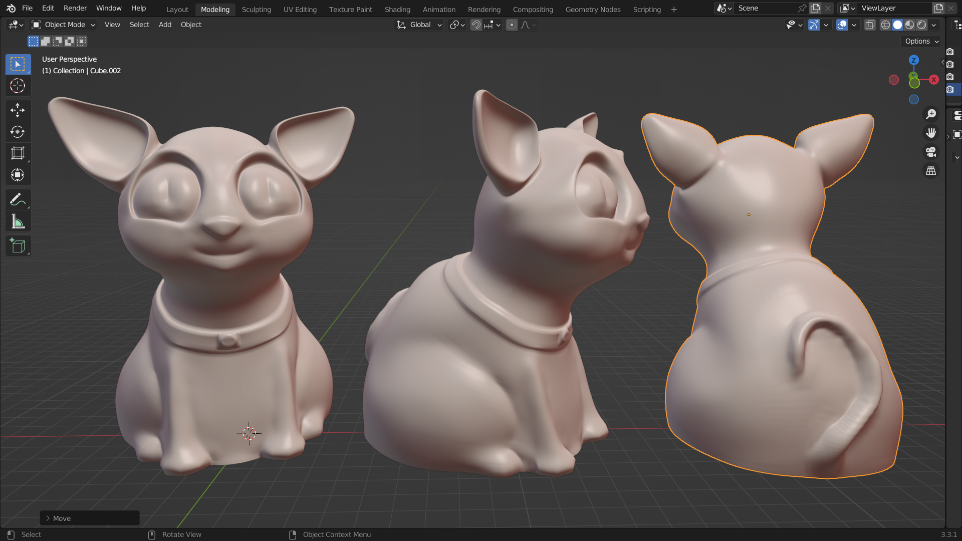 cute cat by Berunin | Download free STL model | Printables.com