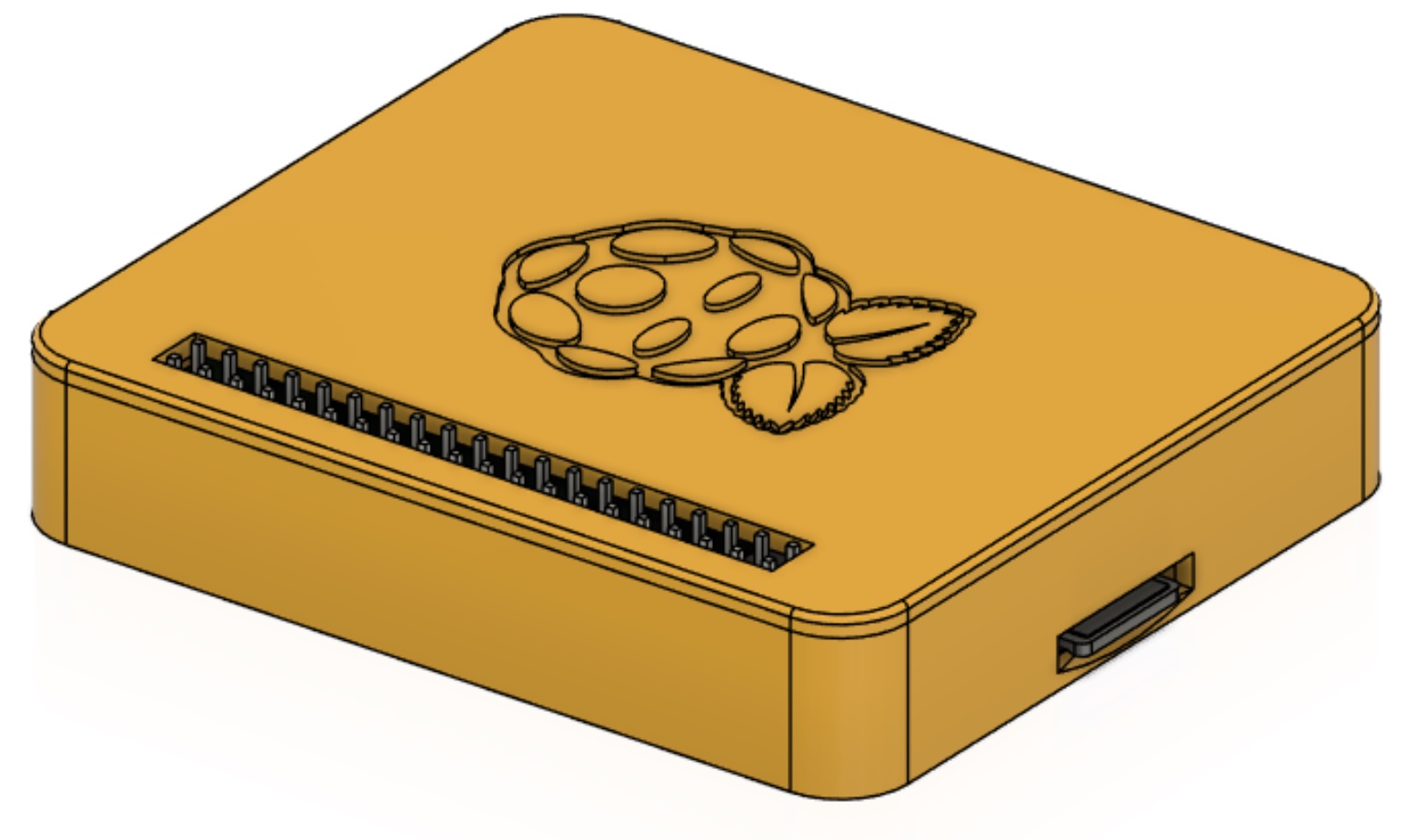 Raspberry Pi 3A Compact Case by jeepers01 | Download free STL model ...