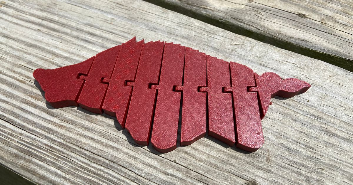 Flexi Razorback Hog by Garret Bertrand | Download free STL model ...