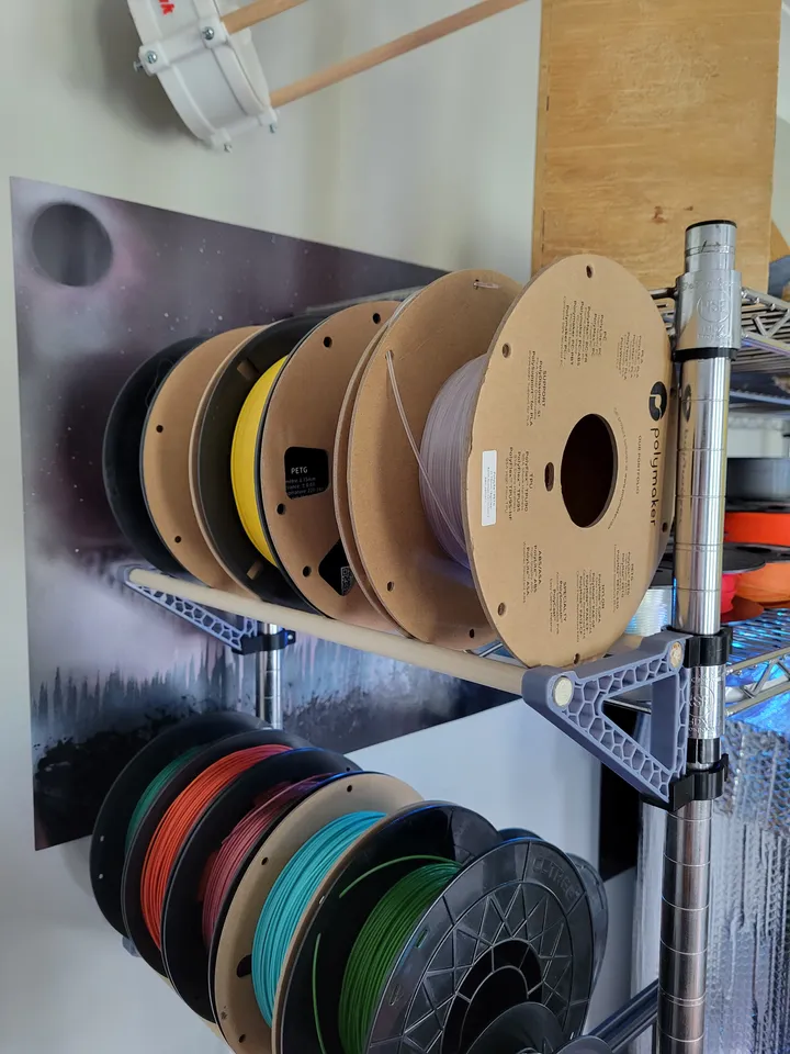 Filament shelf by Nick218 | Download free STL model | Printables.com