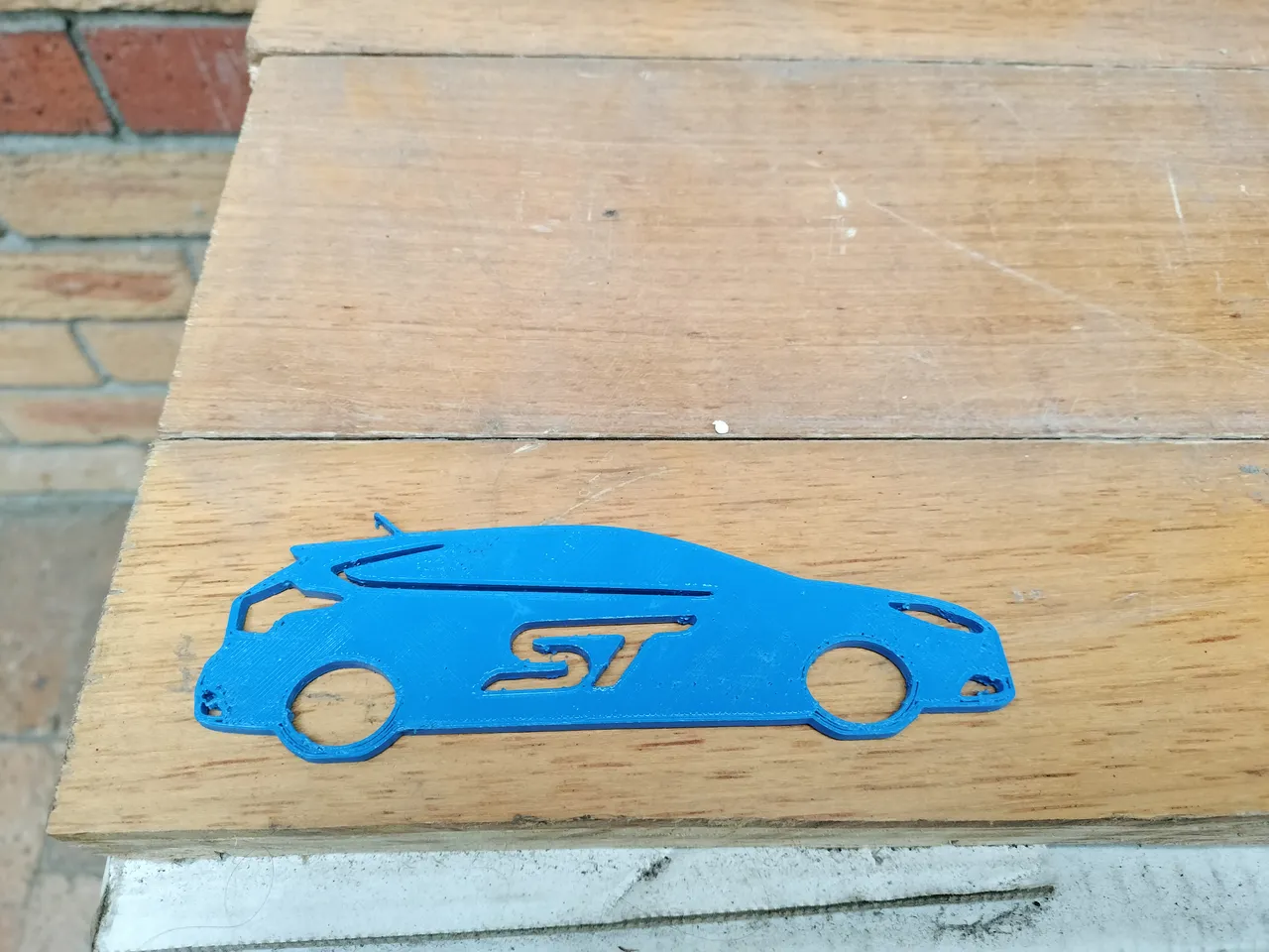 Ford Focus ST keychain by Captain Mo_Allie | Download free STL model ...