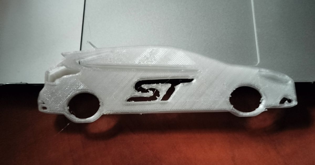 Ford Focus ST keychain by Captain Mo_Allie | Download free STL model ...