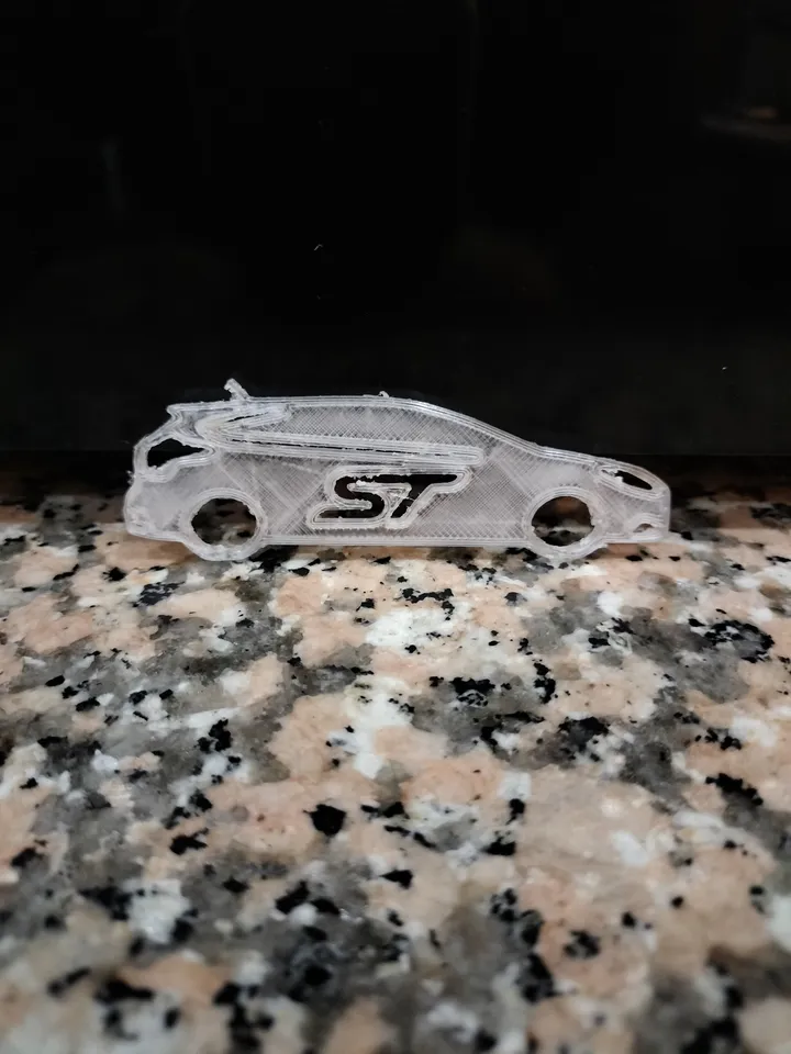 Ford Focus ST keychain by Captain Mo_Allie | Download free STL model ...