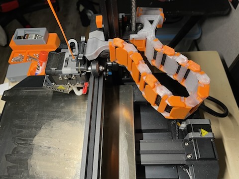 Ender 3 s1-PRO Complete cable chain kit!!! by happyax | Download free ...