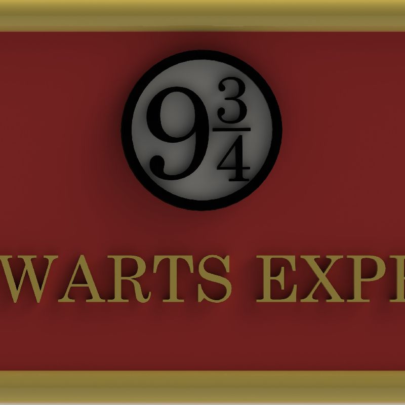 Hogwarts Express Sign Universal Studios Wizarding World Harry Potter