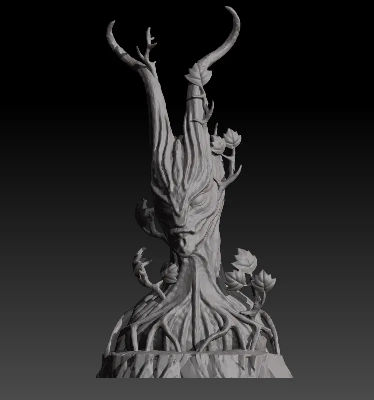 Elven statue by Onu_Heino | Download free STL model | Printables.com