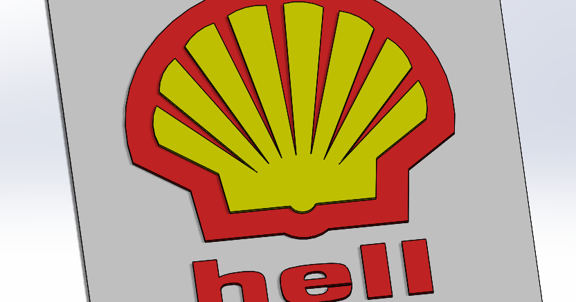 (S)hell logo by DeadlyGinger | Download free STL model | Printables.com