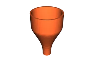 Funnel with air vent by Yuri | Download free STL model | Printables.com