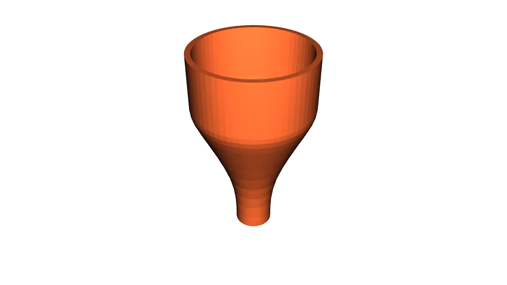 Funnel with air vent by Yuri | Download free STL model | Printables.com