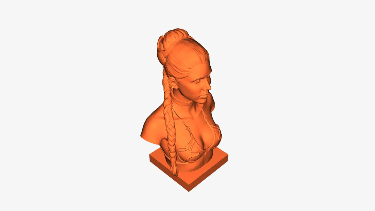 Slave Leia by Alejandro Argandona | Download free STL model ...