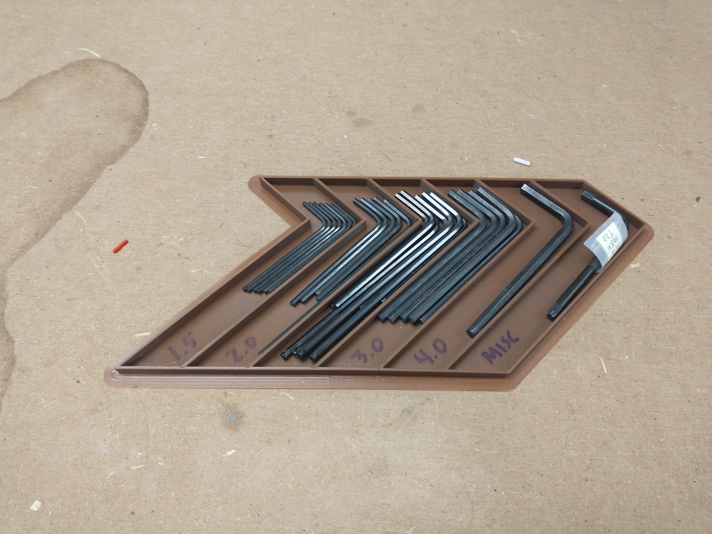 Allen Key Sorter Tray by Bryan Gratz | Download free STL model ...