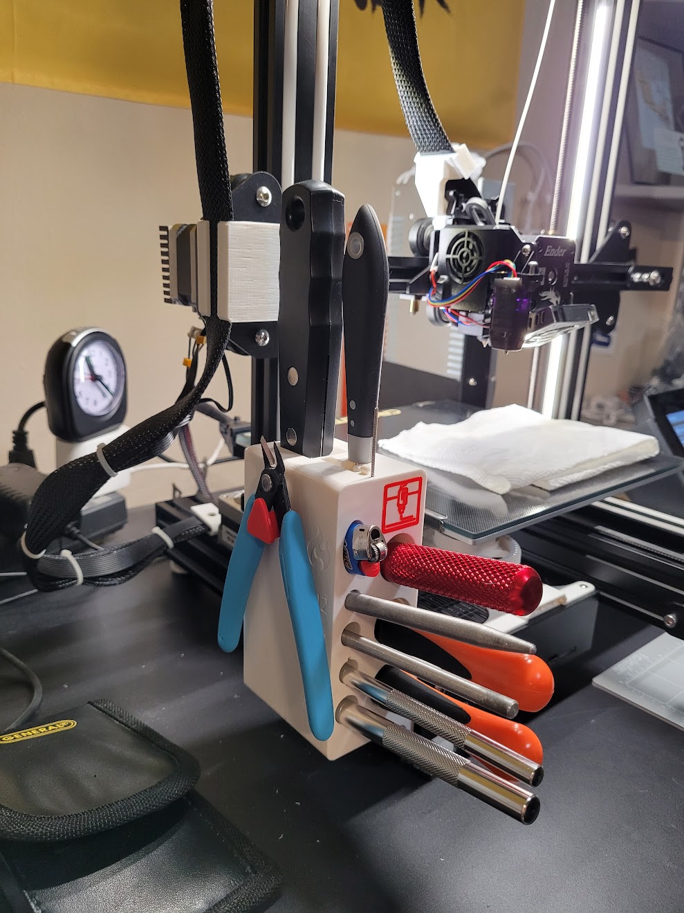 Ender Attached Tool Holder by RevHazlett | Download free STL model ...
