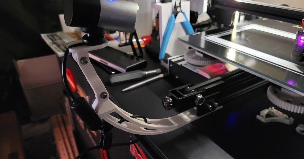 Ender 3 Y Gantry Camera Arm by RevHazlett | Download free STL model ...