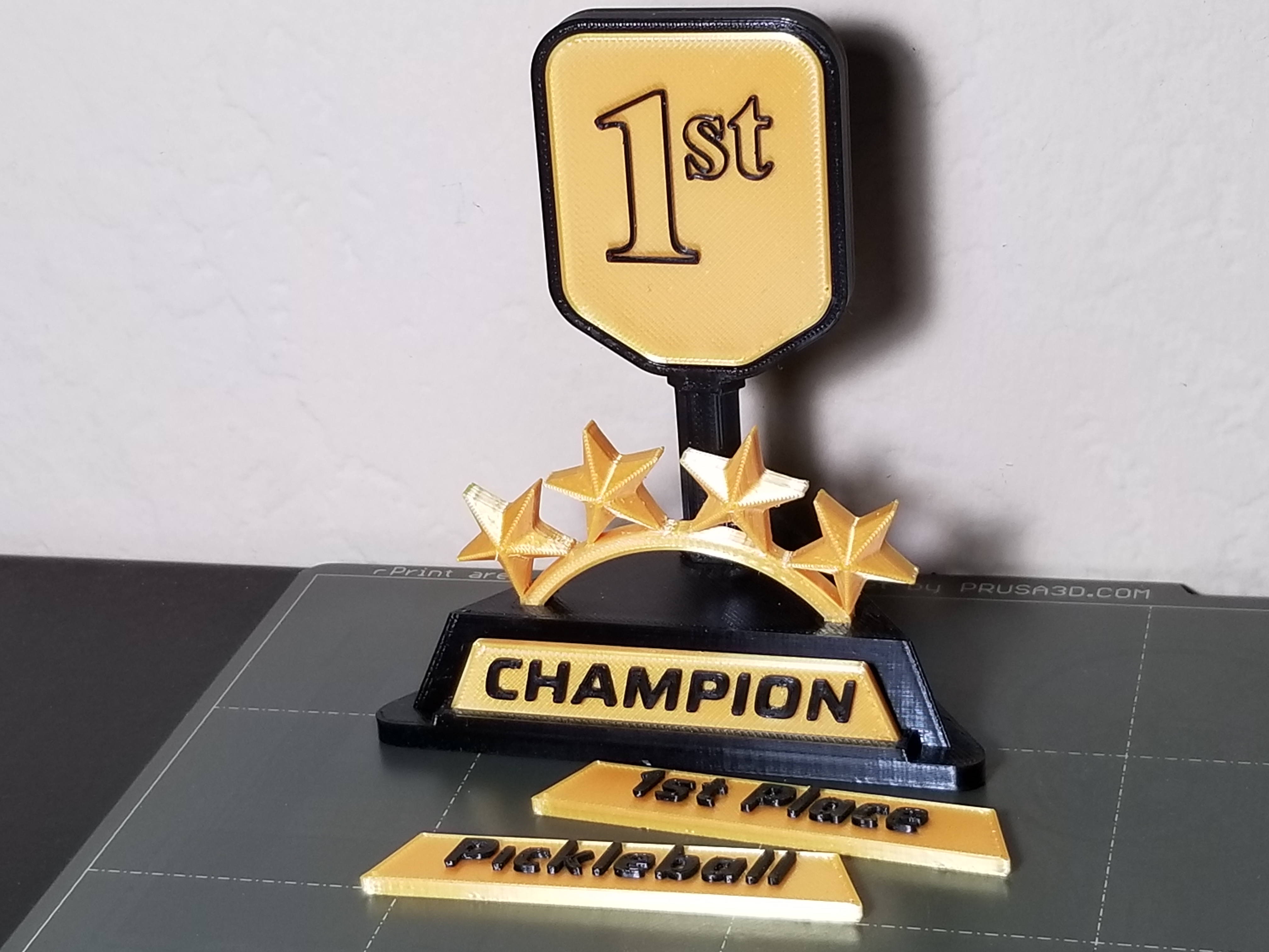 Pickleball Trophy by Will Harry | Download free STL model | Printables.com