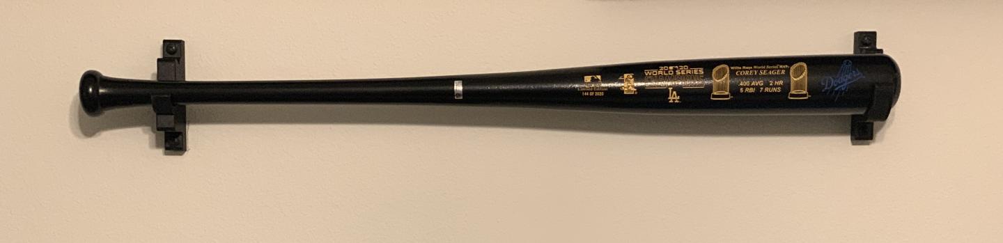 Baseball Bat Wall Mount by Simply 3D Print | Download free STL model ...