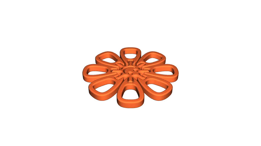 Flexi Flower Coaster by dogismycopilot | Download free STL model ...