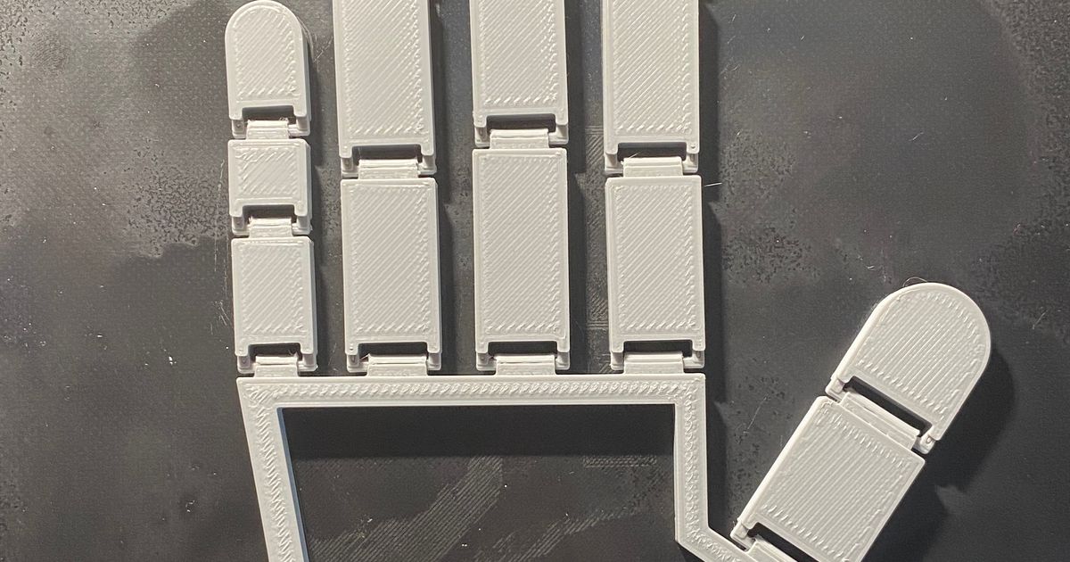 Flexi hand por zeaky03 | Descargar modelo STL gratuito | Printables.com