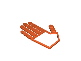 Flexi hand by zeaky03 | Download free STL model | Printables.com