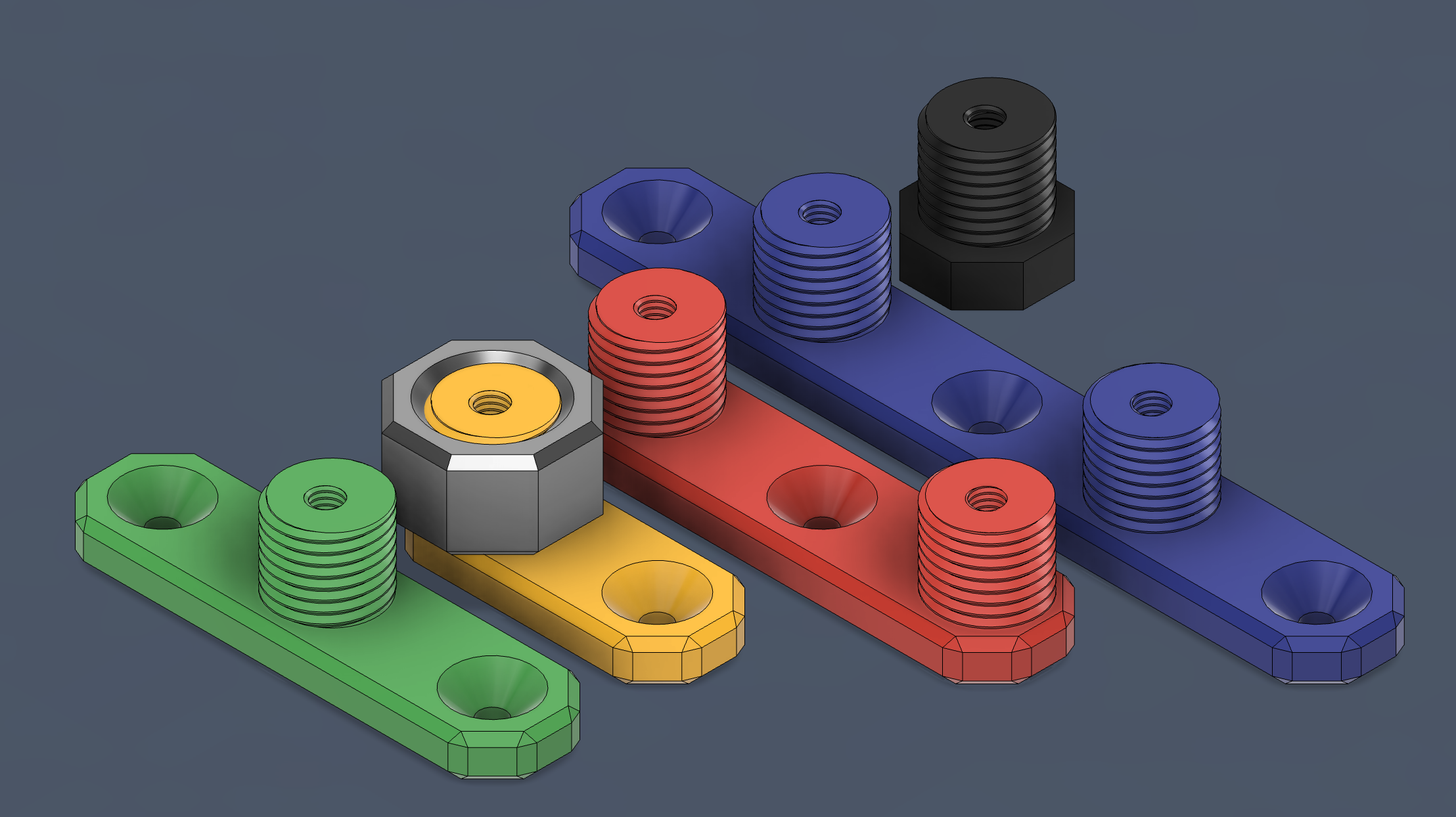 The Adjustable Skadis Spacer by ed3d | Download free STL model | Printables.com