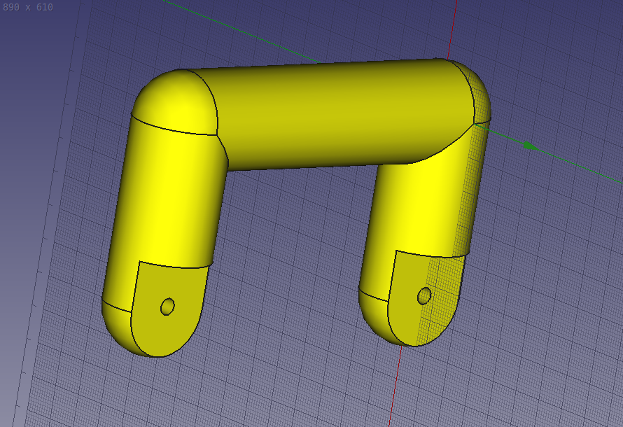 Universal grab handle V2 by B&B TECH | Download free STL model ...
