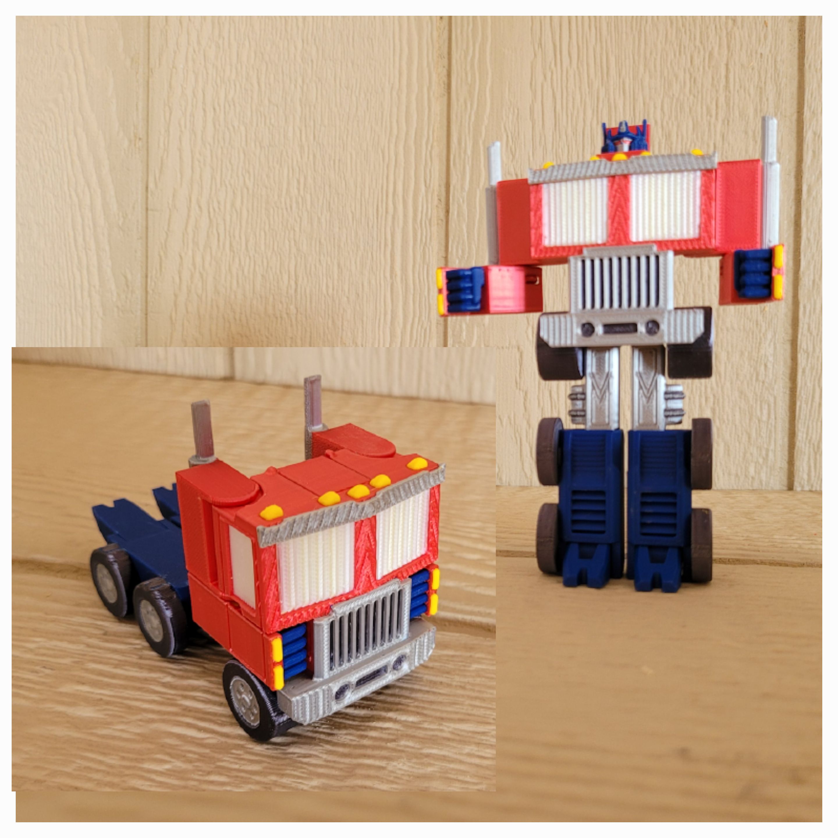 Transformable Truck Robot Print In Place by Mocodroid | Download free ...