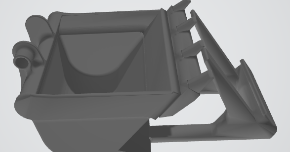 Excavator Bucket Tablet Holder por Connor Lenz | Descargar modelo STL ...