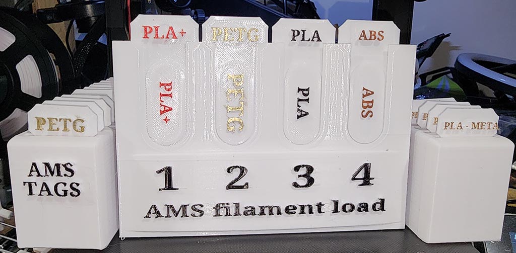 AMS Spool ID System by 3D4Everyone | Download free STL model ...