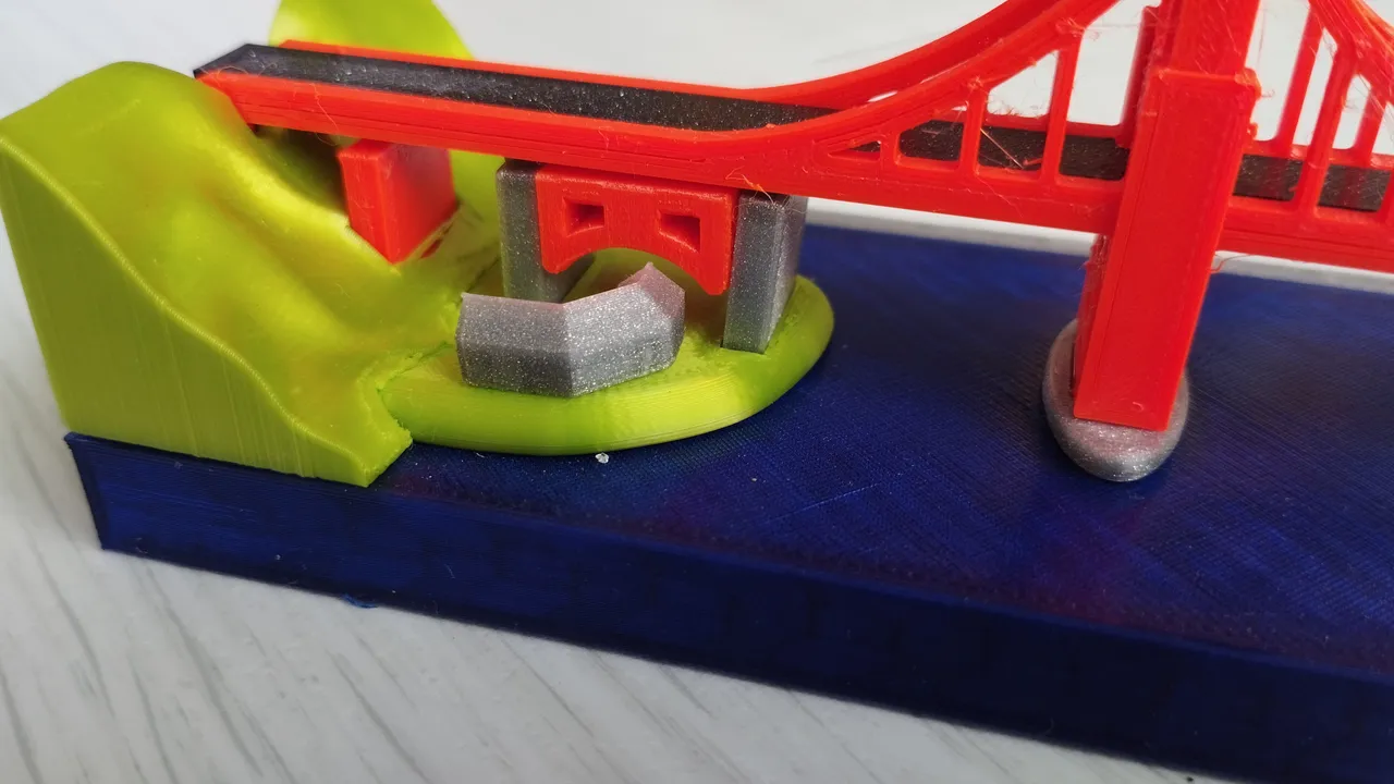 Golden Gate Bridge Miniature by Rapideau 3D | Download free STL model ...