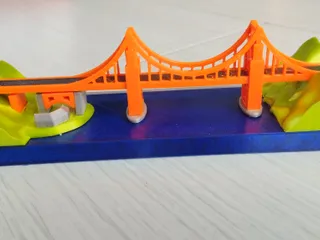 Golden Gate Bridge Miniature by Rapideau 3D | Download free STL model ...