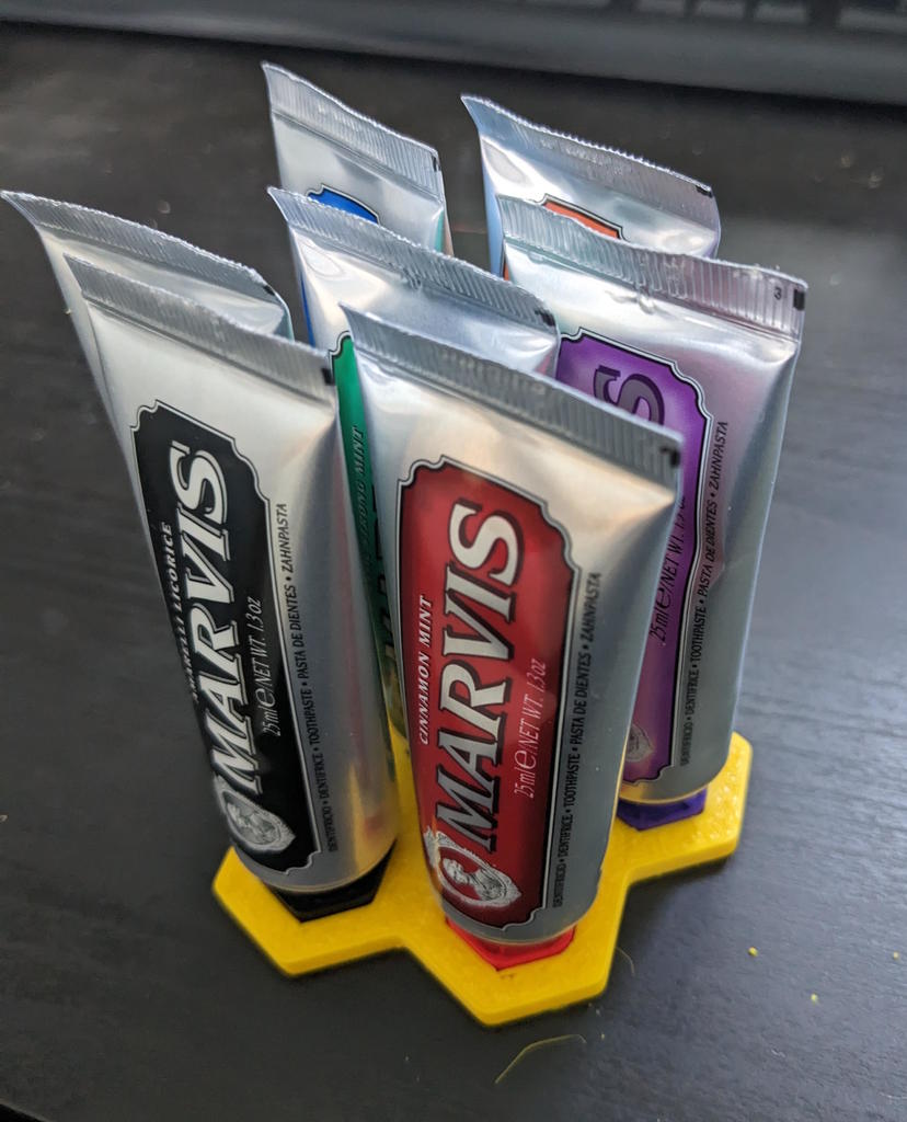 Stand for Marvis toothpaste set by Morcatko | Download free STL model ...