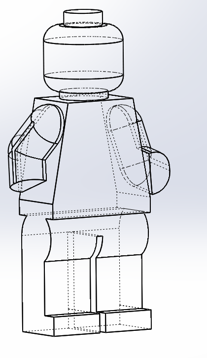 Amputated Lego Man by Edward Kay | Download free STL model | Printables.com