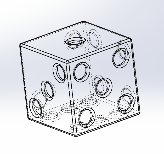 6 sided dice by Edward Kay | Download free STL model | Printables.com
