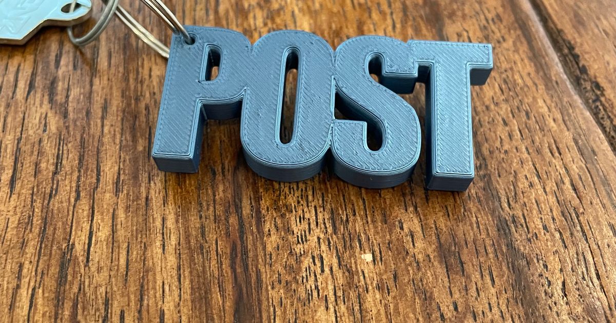 Mailbox keychain hanger by Stevee77 | Download free STL model ...