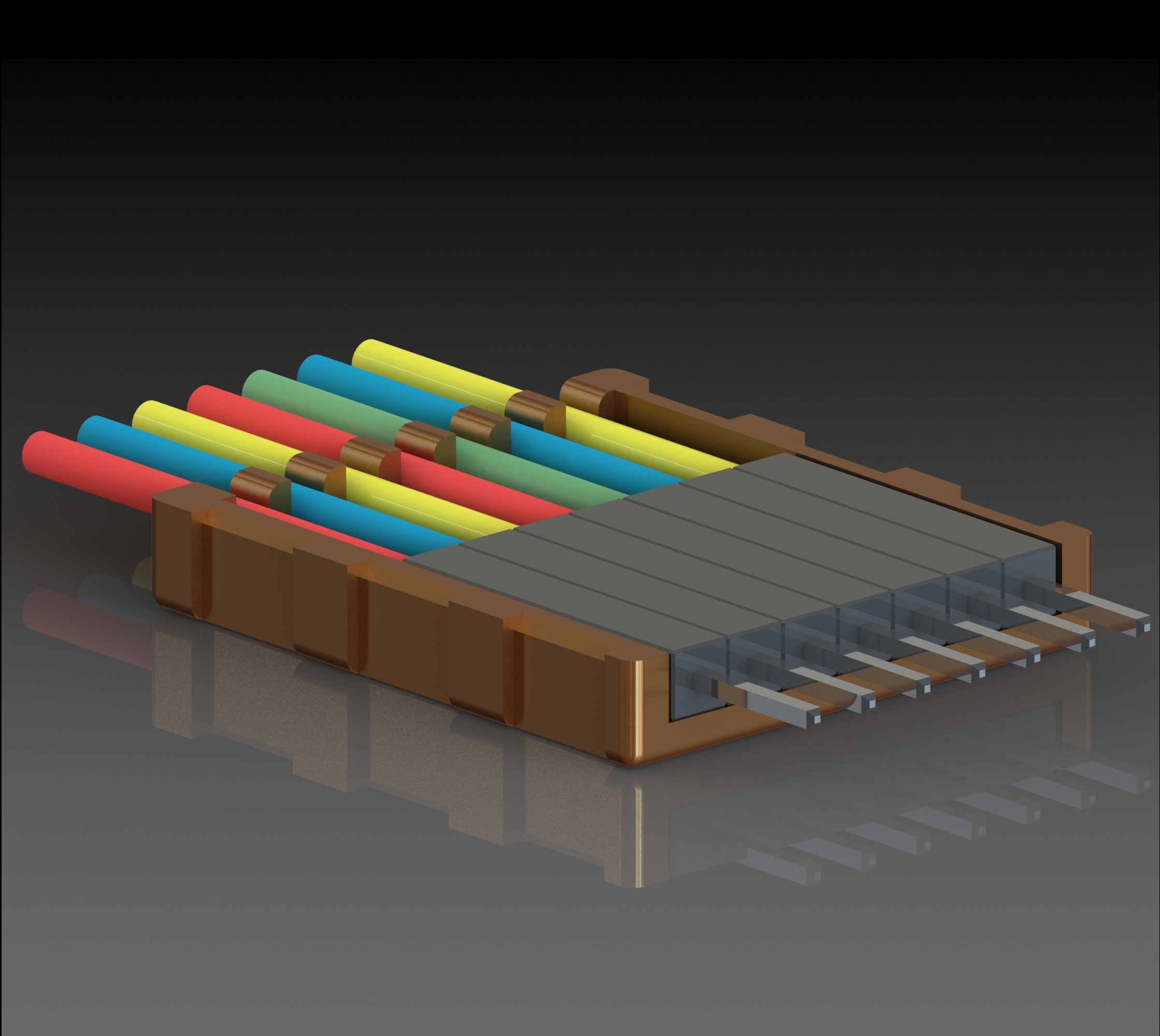 Connector housing Dupont 7Pin by NERDCORNER | Download free STL model ...