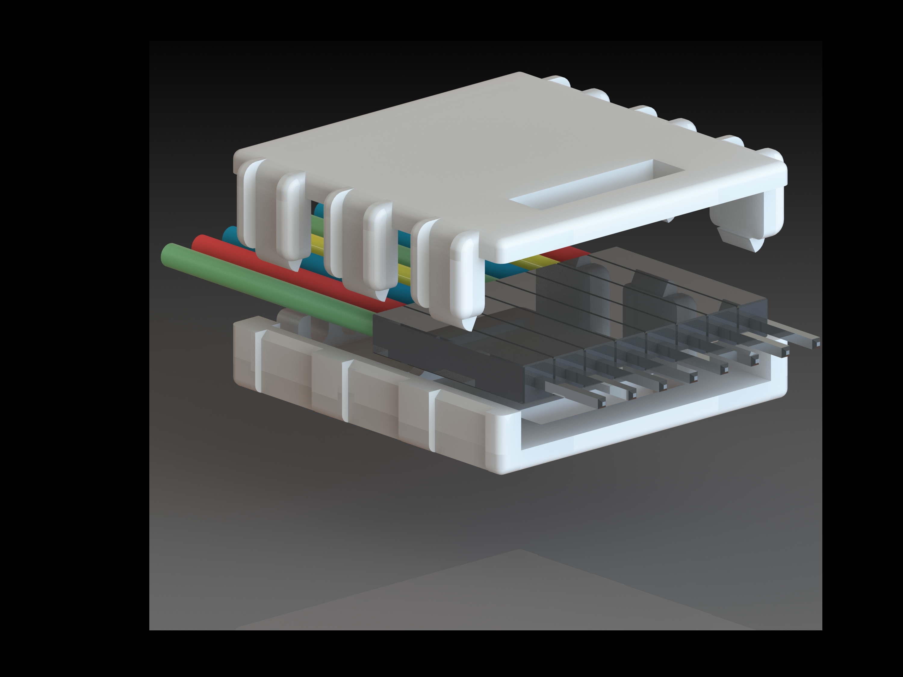 Connector housing Dupont 8Pin by NERDCORNER | Download free STL model ...