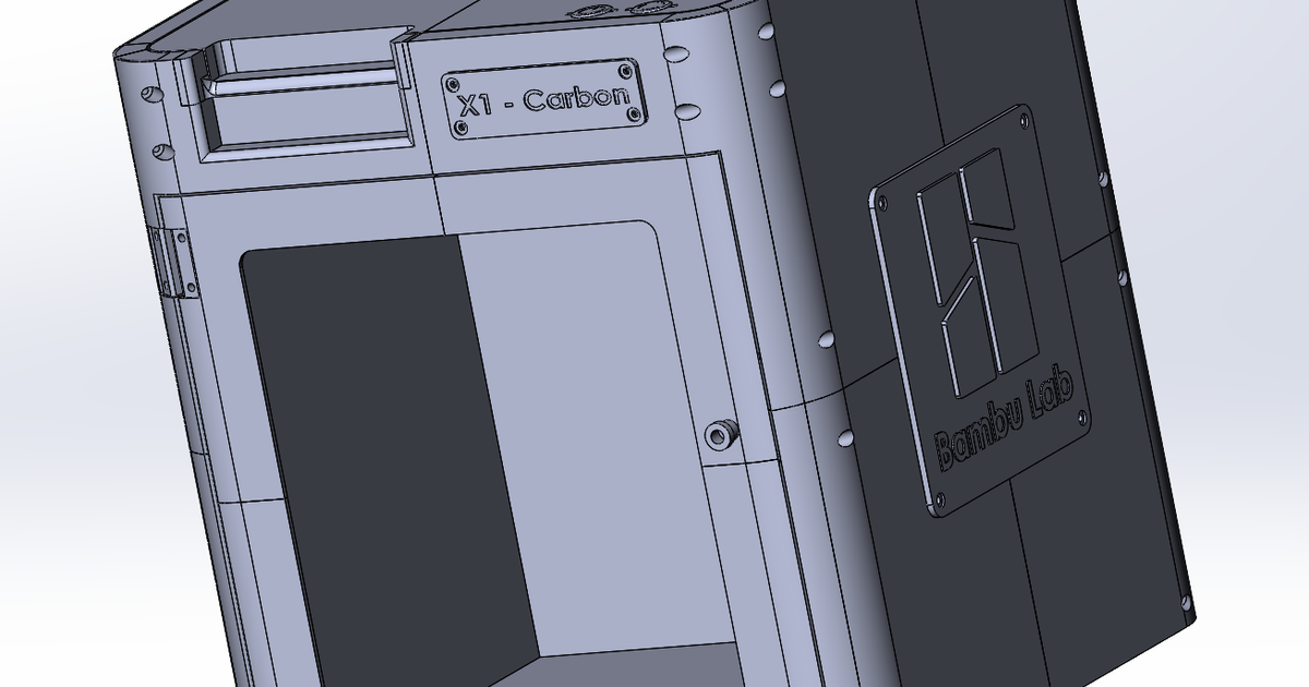 BambuLab X1 Carbon (Thermal & Noise insulation BOX) by Alex Baev ...