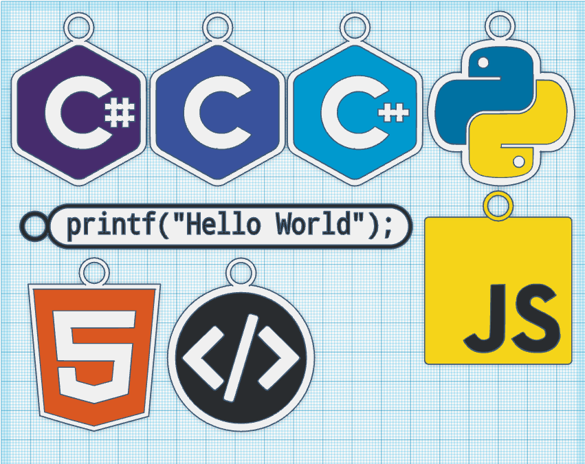 Programmer's Keyring by Printopolis3D | Download free STL model | Printables.com