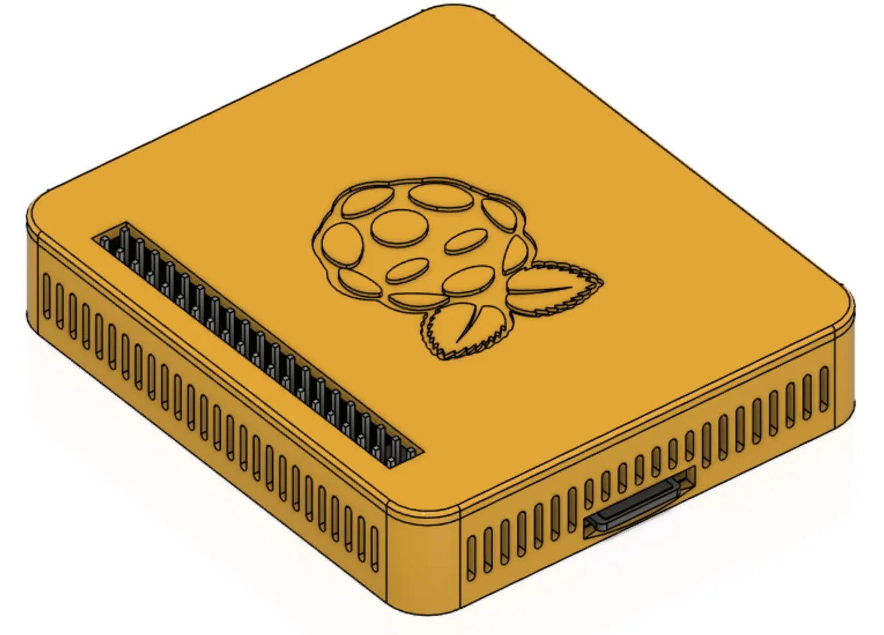 Raspberry Pi 3A+ Ventilated Compact Case by jeepers01 | Download free ...