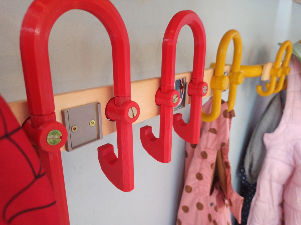 Coat Hook by mirco | Download free STL model | Printables.com