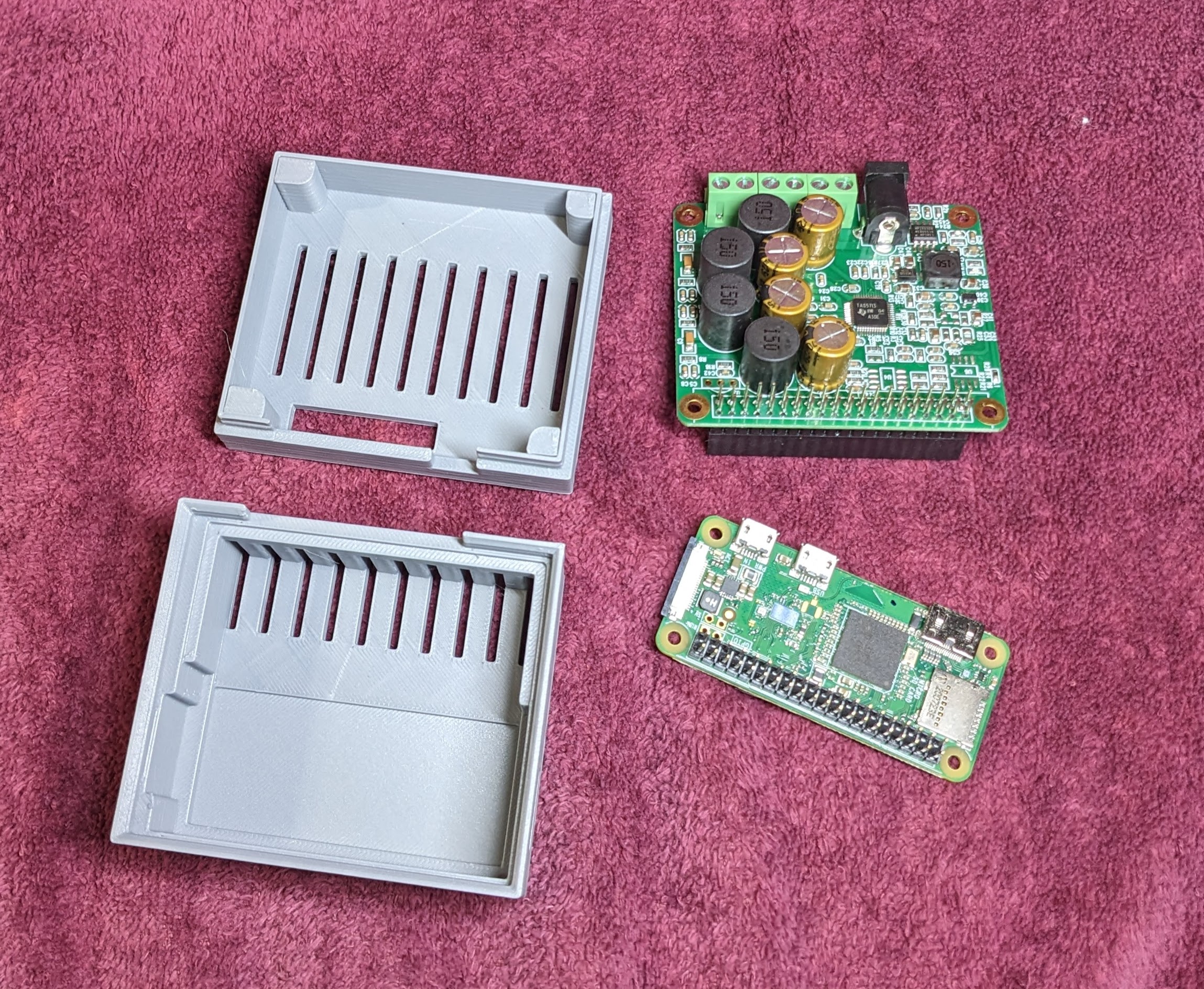 Case for Inno-Maker Rpi HiFi AMP Hat and Raspberry Pi Zero W by Tom C ...