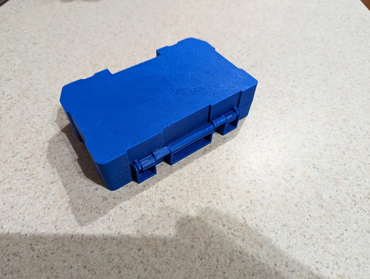 Lock box with sliding latch - single bed print, no additional ...